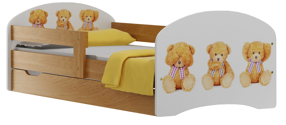THREE BEARS 32 - N20S Bed With Drawer 180/90 - Furnilove
